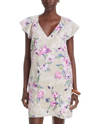 Click here for Tommy Bahama Floral Gardens Linen Shift Dress prices