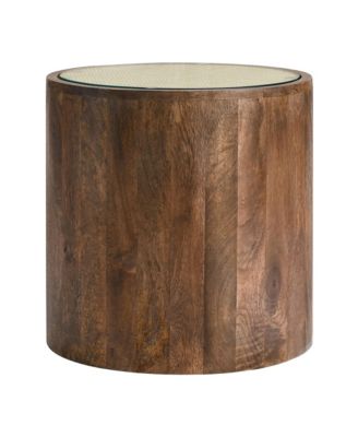 Click here for Modway Truett Round Wood Rattan Side Table prices