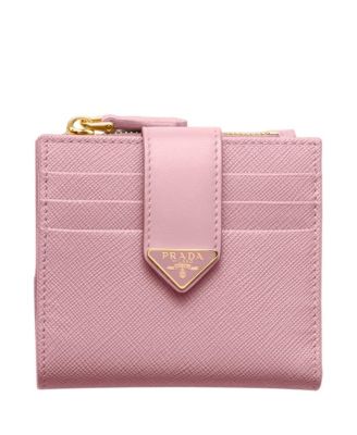 Click here for Prada Small Saffiano And Smooth Leather Wallet prices