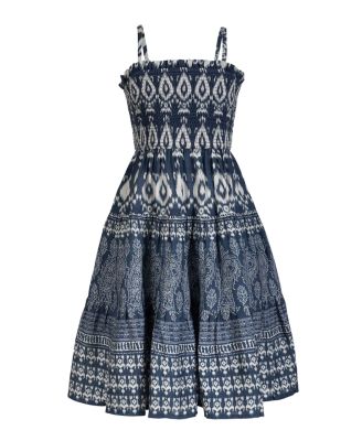 Click here for Change of Scenery Girls Lila Dress Tiered Smocked... prices