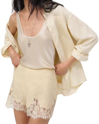 Click here for Reformation Fern Linen Shorts prices