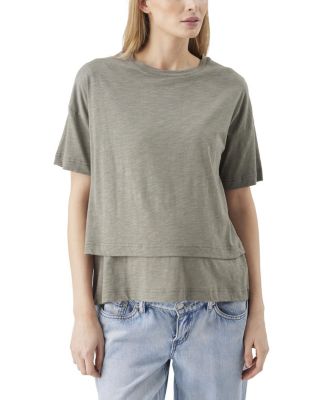 Ripe Maternity Claud Nursing Tee Moss - Moss