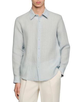 Click here for Sandro Linen Long Sleeve Shirt prices