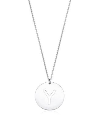 Click here for Oradina Sterling Silver Say My Name Initial Pendan... prices