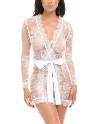 Click here for Oh La La Cheri Amour Short Lace Robe prices
