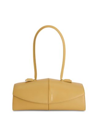 Click here for Jil Sander Linea Small Leather Shoulder Bag prices