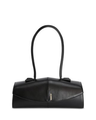 Click here for Jil Sander Linea Small Leather Shoulder Bag prices