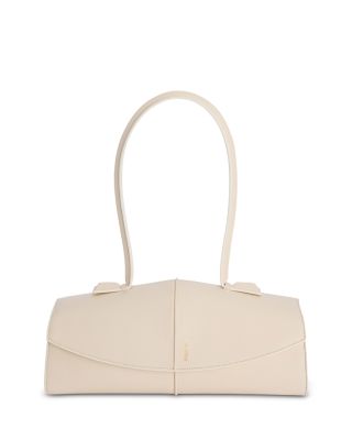 Click here for Jil Sander Linea Small Leather Shoulder Bag prices