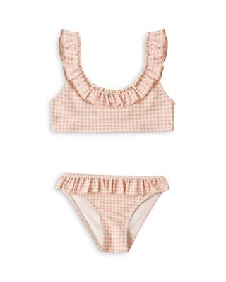 Click here for Rylee + Cru Girls Giana Gingham Two Piece Swimsuit... prices