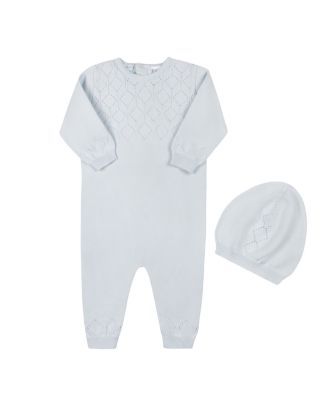 Click here for Feltman Brothers Unisex Lux Pointelle Knit Romper... prices
