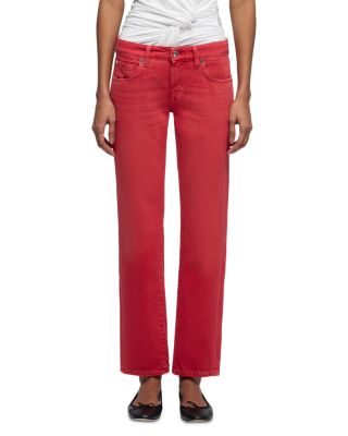 Click here for 7 For All Mankind Low Rise Cigarette Jeans in Flam... prices