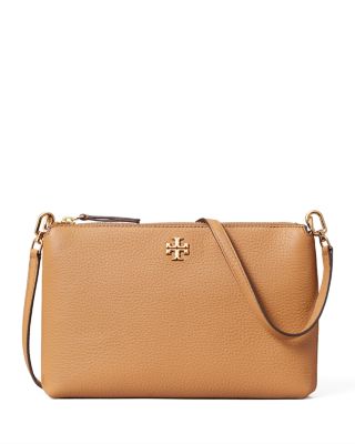 Click here for Tory Burch Kira Small Pebbled Leather Top-Zip Cros... prices
