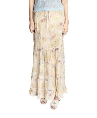Click here for Anna Sui Oasis Blooms Tiered Skirt prices