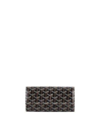 Click here for Pre-Owned Goyard Long Varenne Wallet Coated Canvas prices