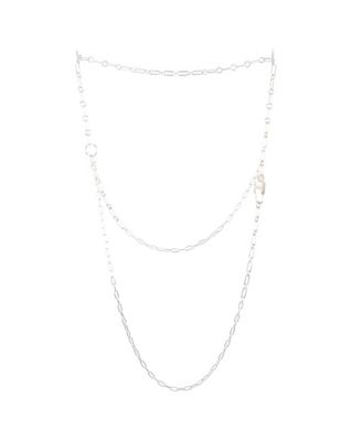 Click here for Pre-Owned HERMES Alphakelly Long Necklace Sterling... prices