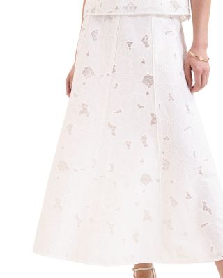 Click here for Phase Eight Marina Seamed Lace Midi Skirt prices