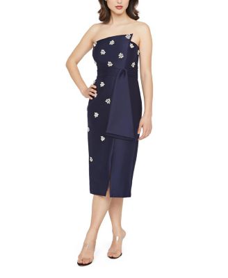 Click here for Kay Unger Ria Embellished Midi Dress prices