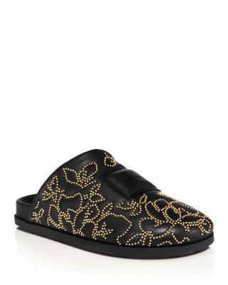 Click here for Givenchy Womens Embellished Mule Flats prices