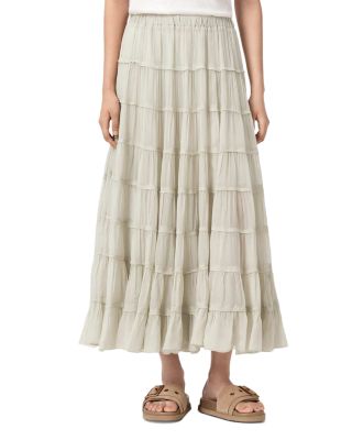Click here for Allsaints Eva Tiered Maxi Skirt prices
