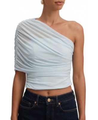 Click here for Ever New Womens Samara Drape Mesh Corset Top prices