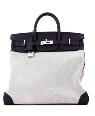 Click here for Pre-Owned HERMES Hac 40 Handbag Criss Cross Toile... prices