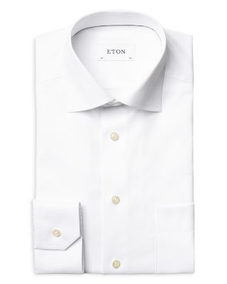 Click here for Eton Classic Fit Solid Signature Twill Shirt prices
