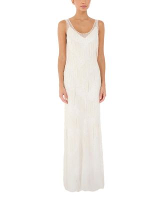 Click here for Jenny Packham Symphonie Fringed Dress prices