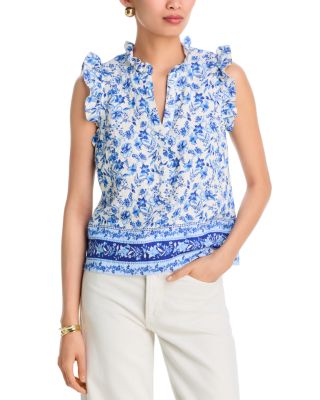 Click here for Aqua Ruffled Top - Exclusive prices