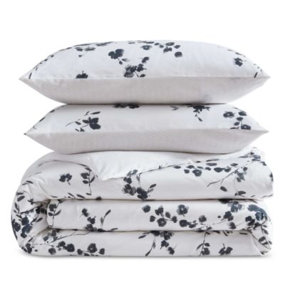 Click here for Vera Wang Noir Bouquet Cotton 3 Piece Comforter Se... prices