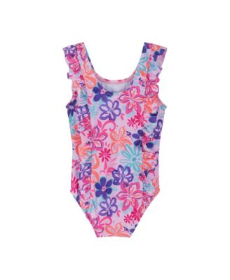 Click here for Andy & Evan Girls Tropical Floral One Piece Swimsu... prices