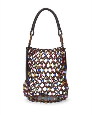 Click here for Staud Del Mar Beaded Leather Bucket Bag prices