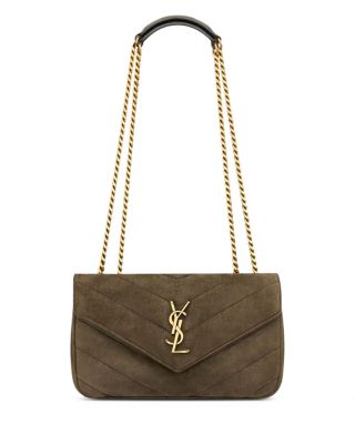 Click here for Saint Laurent Loulou Small in Matelasse Suede prices