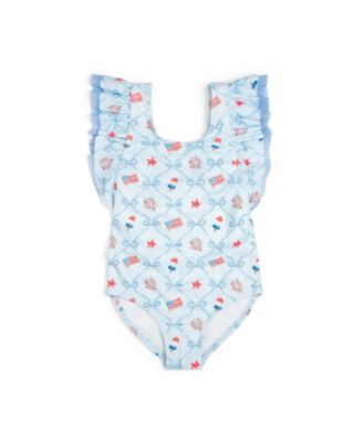 Click here for Sweet Wink Girls Patriotic Trellis Bathing Suit -... prices