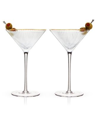 Click here for Viski Meridian Crystal Martini Glasses  Set of 2 prices