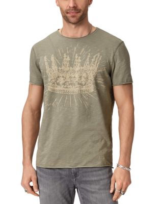 Click here for John Varvatos Raw Edge Shoulder Detail Tee prices