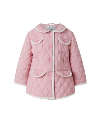 Click here for Rachel Riley Girls Two-Tone Quilted Jacket - Baby prices