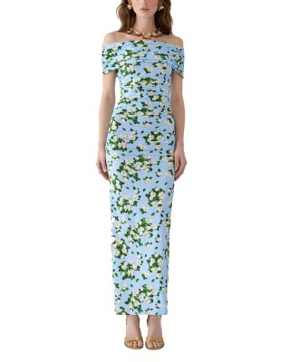 Click here for Carolina Herrera Off Shoulder Gathered Dress prices