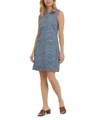 Click here for Nydj Sleeveless Denim Utility Dress prices