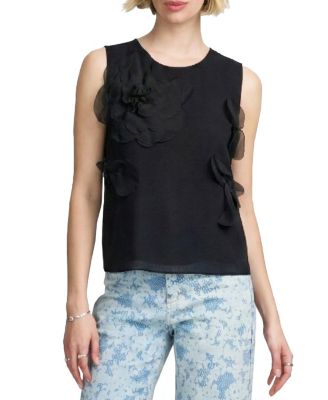 Click here for Elle Collection Floral Applique Shell prices