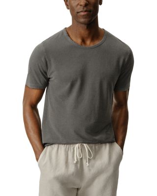 Click here for Alex Crane Crepe Slate Crewneck T-Shirt prices