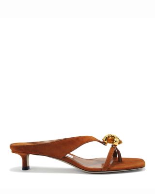 Click here for Jimmy Choo Womens Emeri Stone 35 Suede Sandals prices