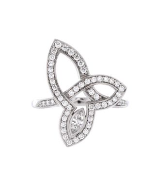 Click here for Pre-Owned Harry Winston Lily Cluster Ring Platinum... prices