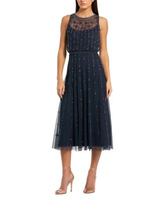 Click here for Mac Duggal High Neck Sleeveless Embellished A-Line... prices