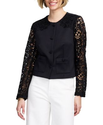 Click here for Elle Collection Lace Satin Jacket prices