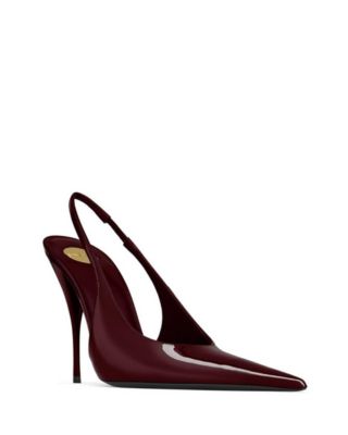 Click here for Saint Laurent Womens P. a.r. i.s. Slingback Pumps prices