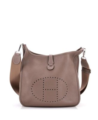 Click here for Pre-Owned HERMES Pm Evelyne Bag Gen Iii Clemence prices