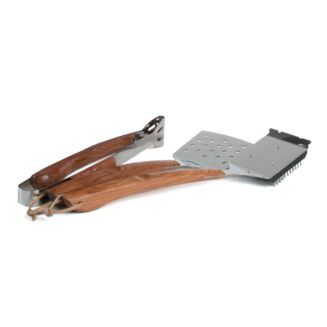 Charcoal Companion Vineyard Rosewood 3 Piece BBQ Tool Set | Bloomingdale's