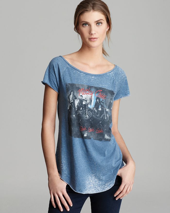 CHASER Tee - Girls Girls Girls Motley Crue Raglan | Bloomingdale's