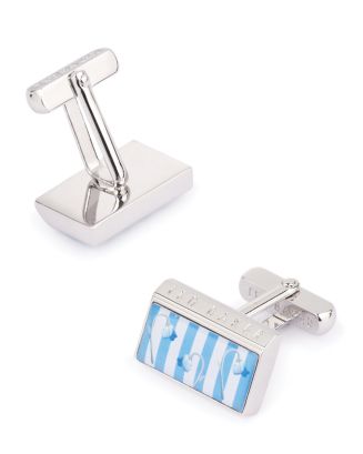 Ted Baker Floral Stripe Cufflinks | Bloomingdale's