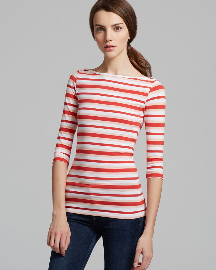 FRENCH CONNECTION Tee - Space Hopper Stripe | Bloomingdale's